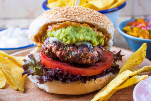 Mexican Burger - Hungry Healthy Happy