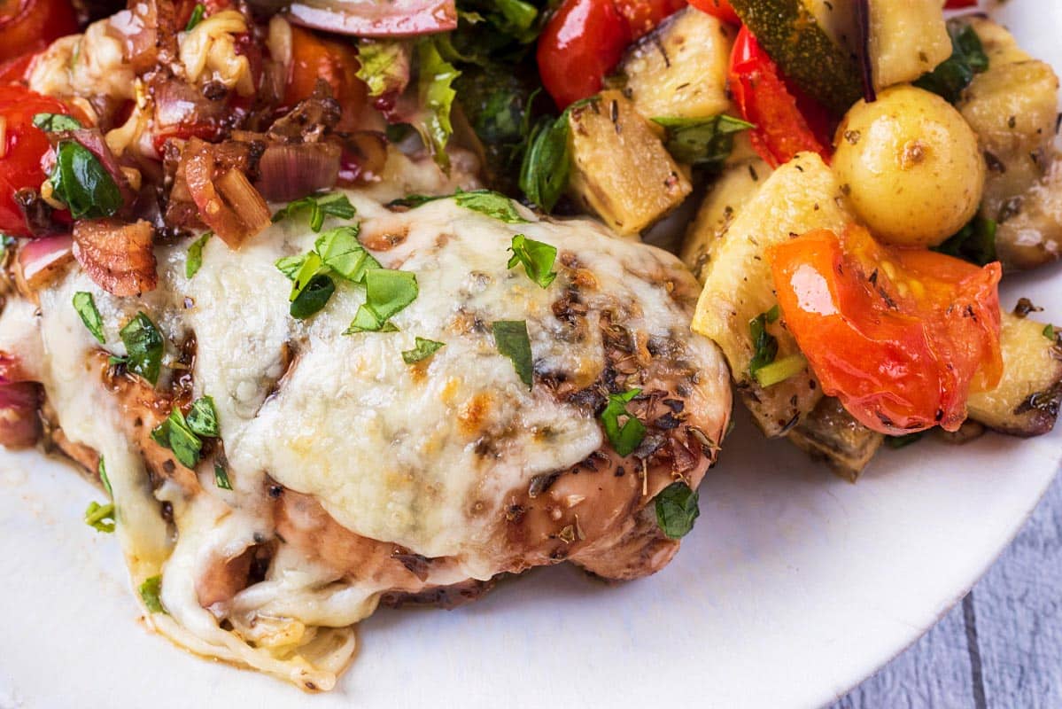 Caprese Chicken - Hungry Healthy Happy