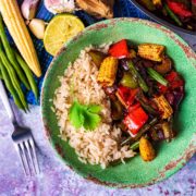 10 Minute Vegetable Teriyaki - Hungry Healthy Happy