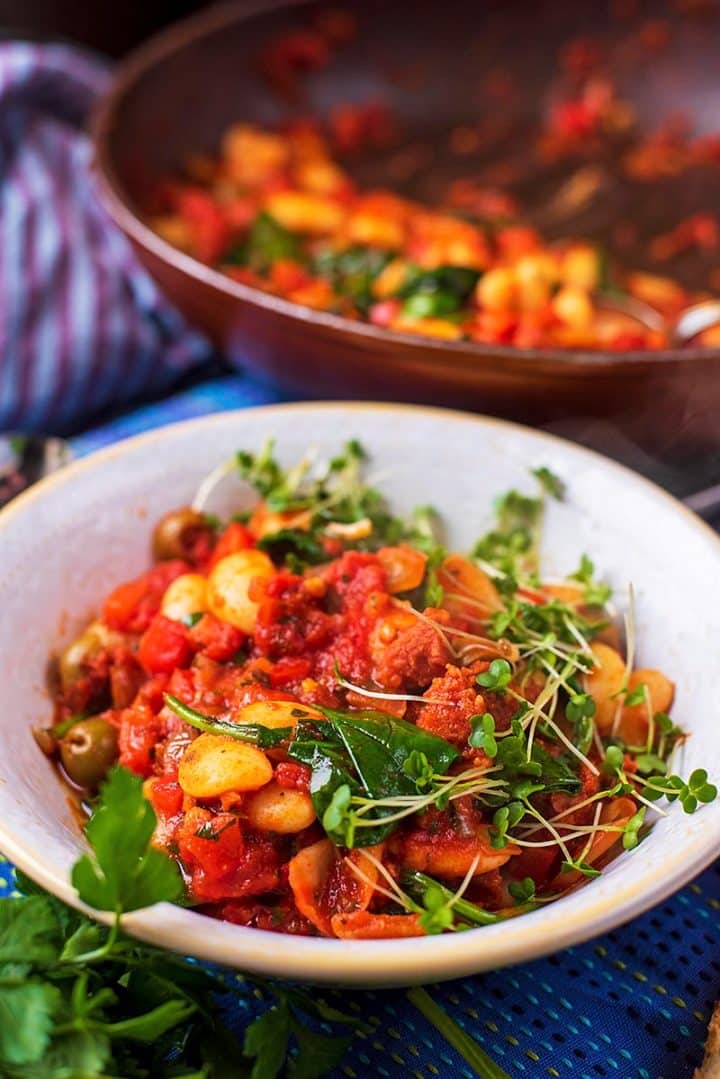 Spanish Beans - Hungry Healthy Happy