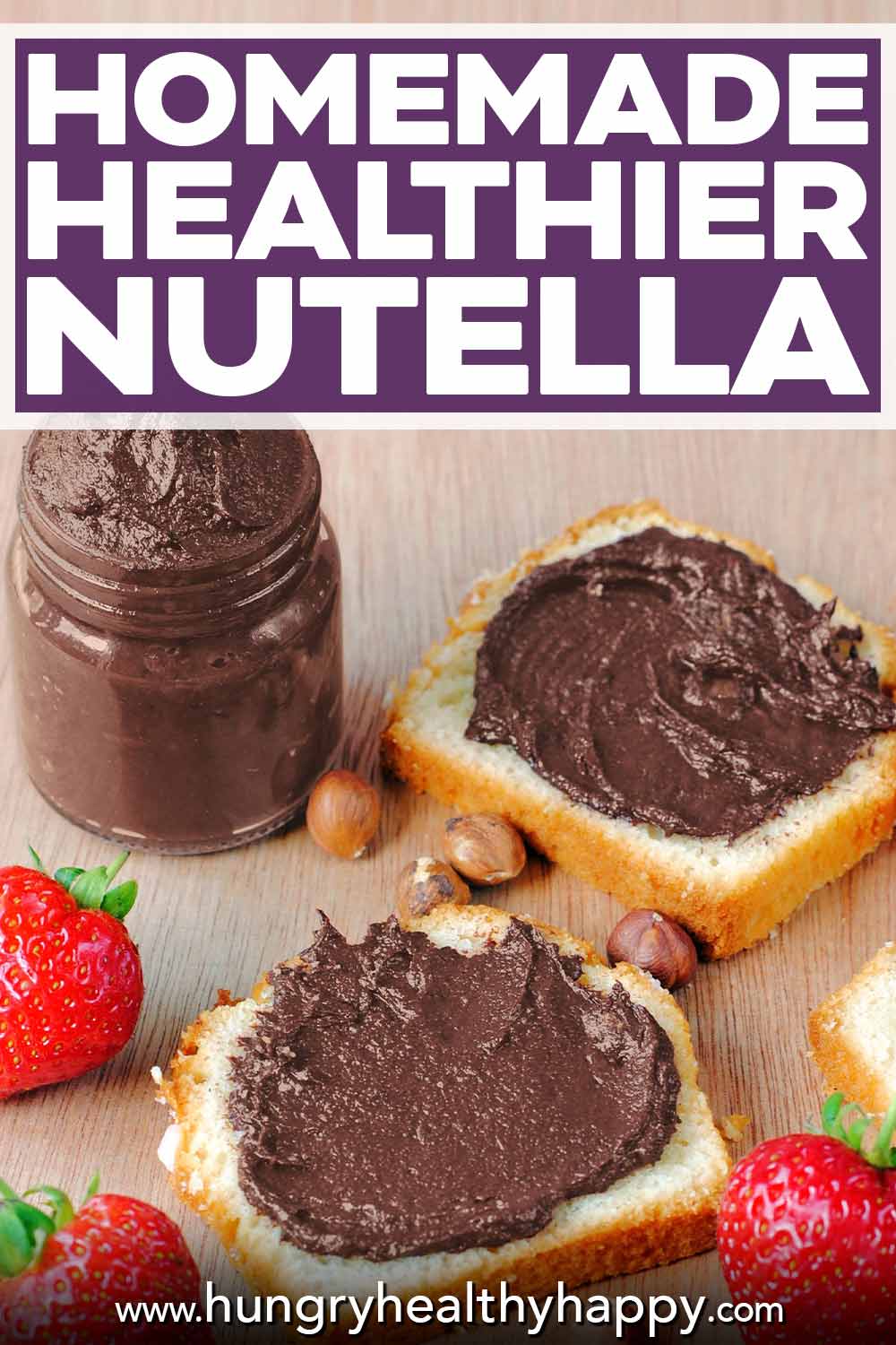 Homemade Healthy Nutella - Hungry Healthy Happy