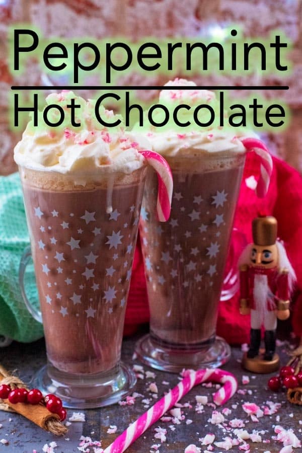 Peppermint Hot Chocolate - Hungry Healthy Happy