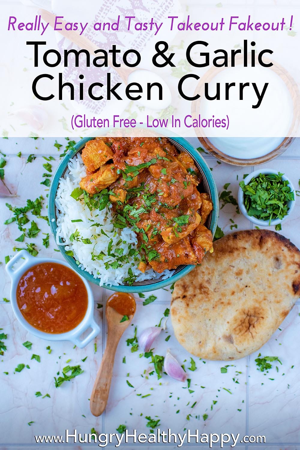 Tomato and Garlic Chicken Curry recipe - Hungry Healthy Happy