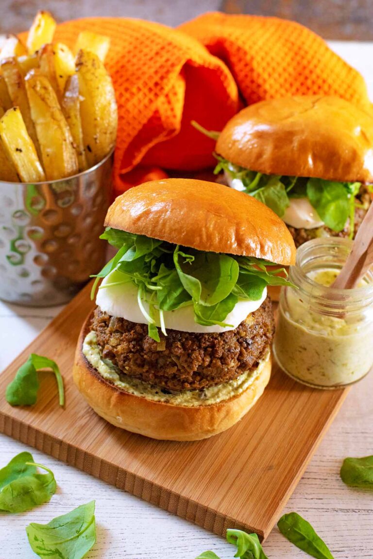 Pesto Quorn Burgers - Hungry Healthy Happy