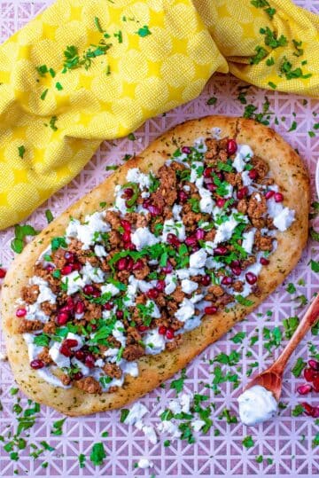 Lahmacun (Turkish Pizza) - Hungry Healthy Happy