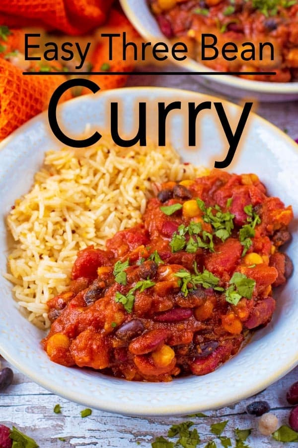 Easy Three Bean Curry - Hungry Healthy Happy
