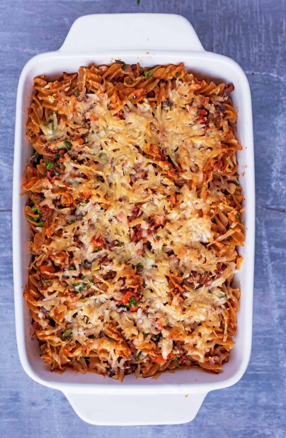 Bolognese Pasta Bake - Hungry Healthy Happy