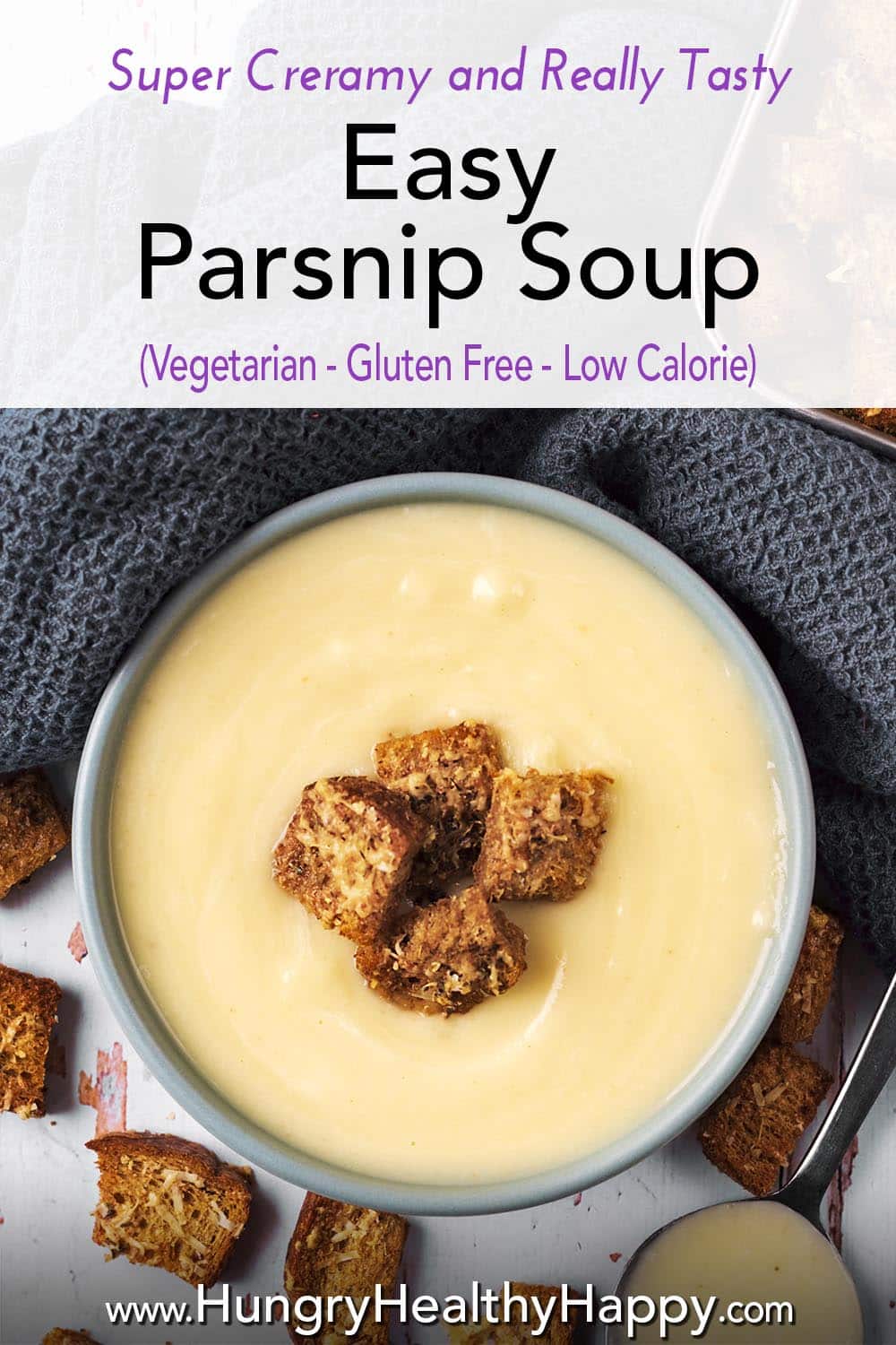 Parsnip Soup - Hungry Healthy Happy