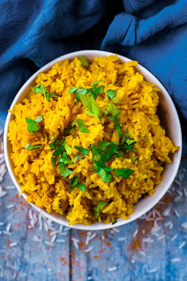 Easy Turmeric Rice - Hungry Healthy Happy