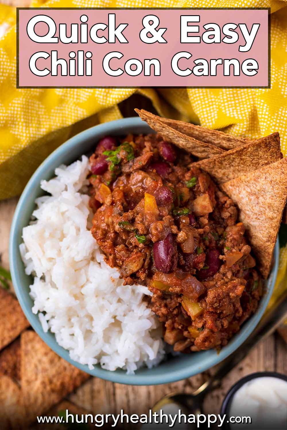 Easy Chilli Con Carne - Hungry Healthy Happy