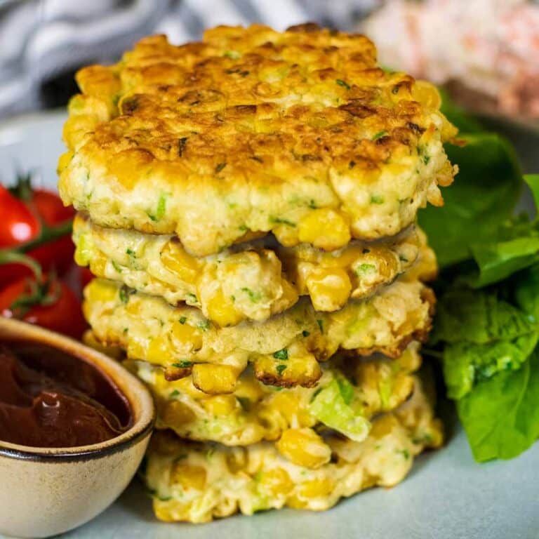 Easy Sweetcorn Fritters - Hungry Healthy Happy
