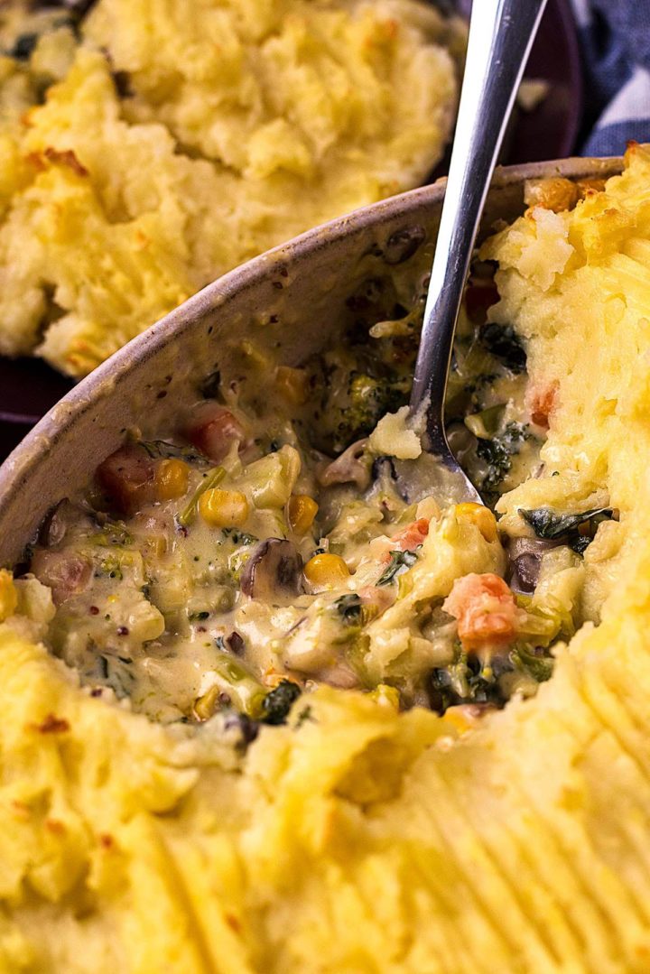 Cheesy Vegetable Pie - Hungry Healthy Happy