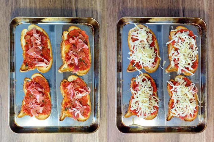 Easy Pizza Toast - Hungry Healthy Happy