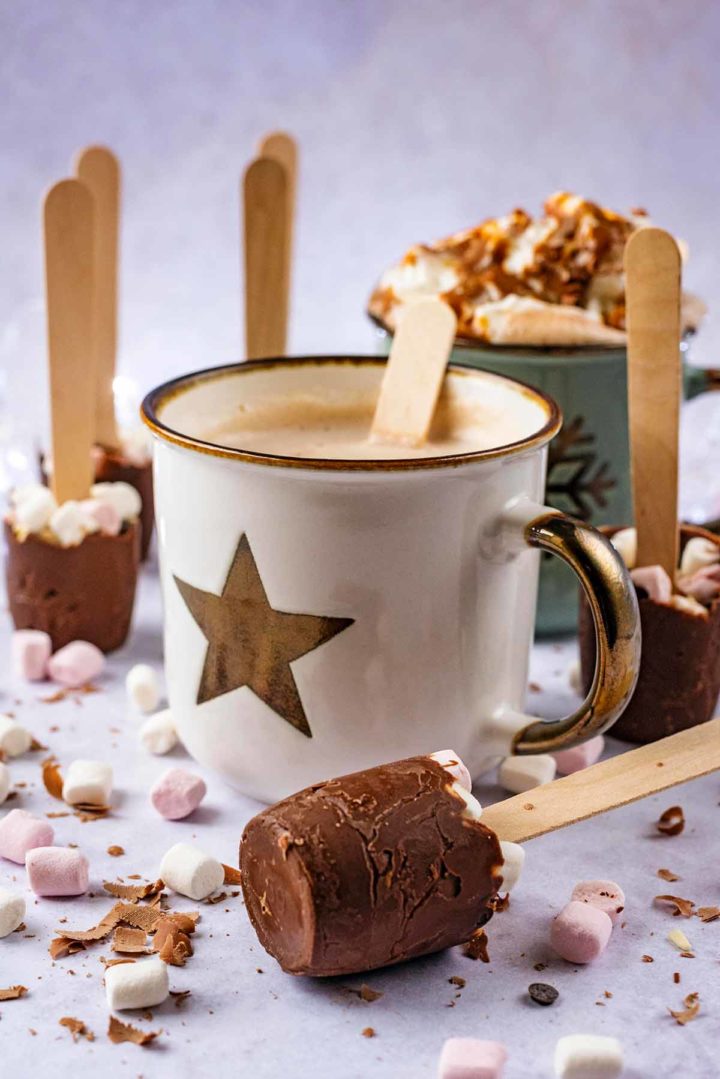 Easy Hot Chocolate Spoons - Hungry Healthy Happy