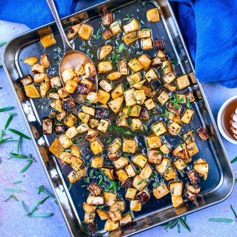 Roasted Swede (Rutabaga) - Hungry Healthy Happy