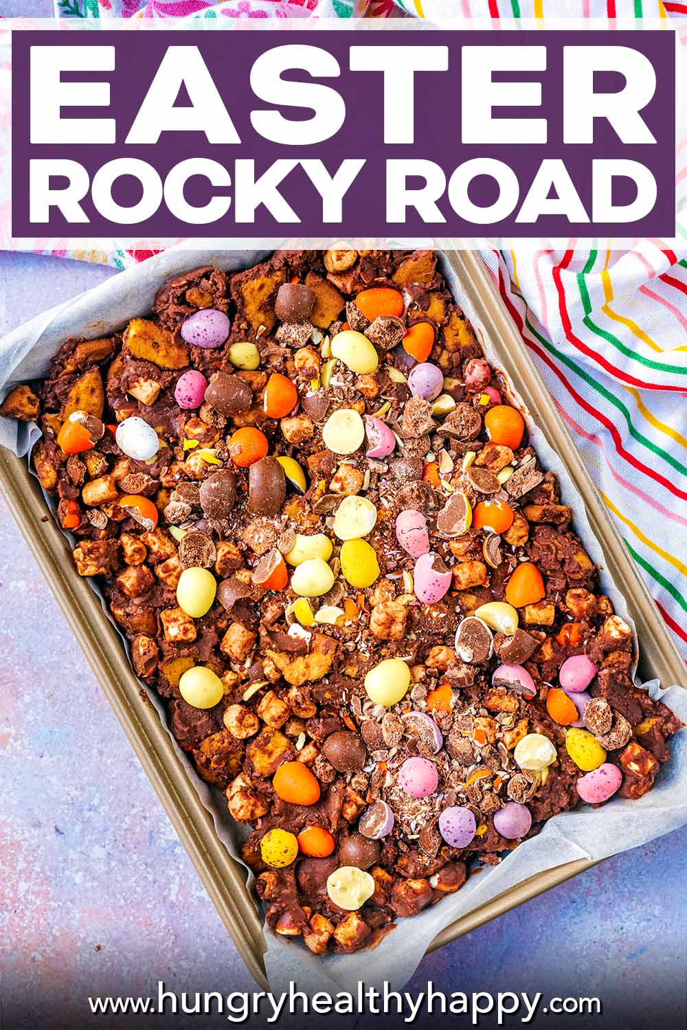 Easter Rocky Road - Hungry Healthy Happy
