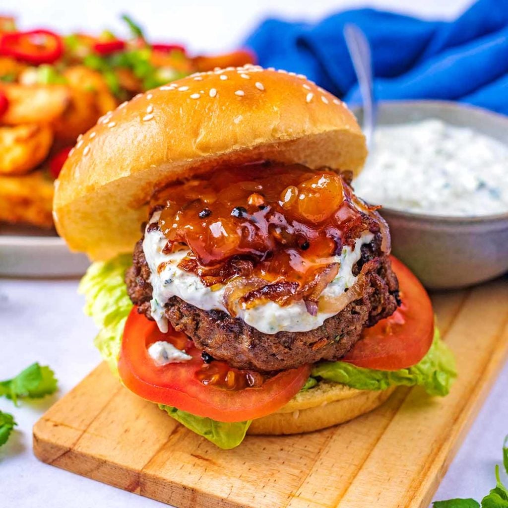 Indian Burger - Hungry Healthy Happy