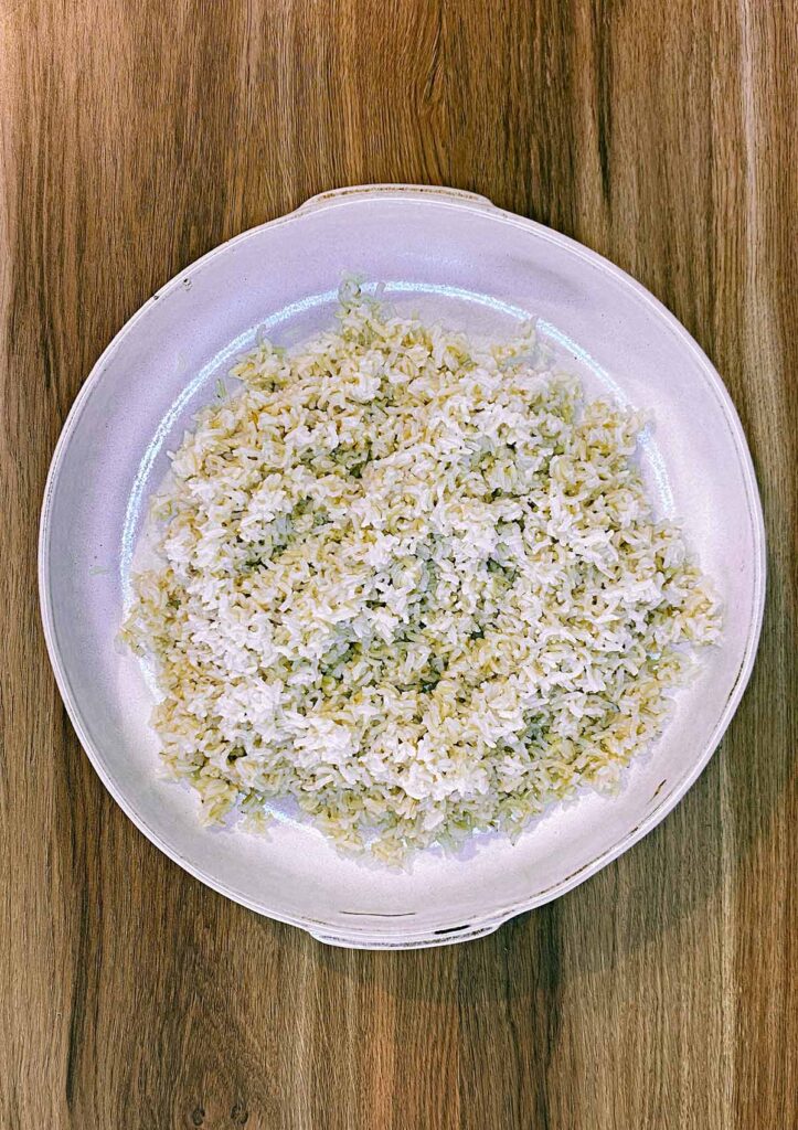 Mediterranean Rice Salad - Hungry Healthy Happy