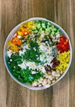 Mediterranean Rice Salad - Hungry Healthy Happy