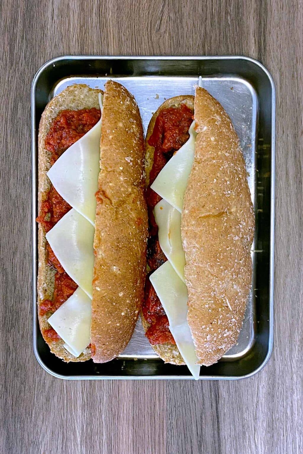 Homemade Meatball Sub - Hungry Healthy Happy