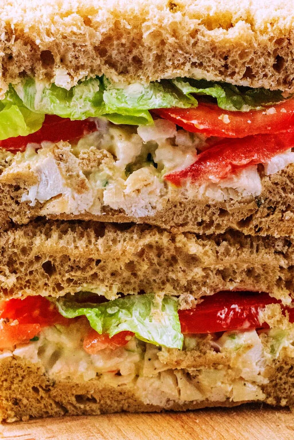 Chicken Mayo Sandwich - Hungry Healthy Happy