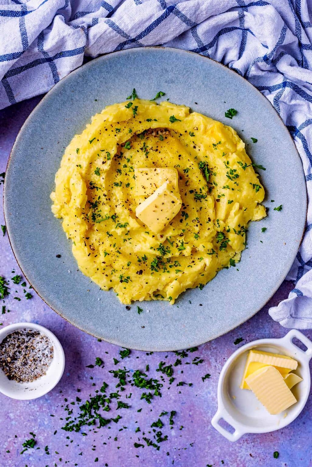 Microwave Mashed Potatoes - Hungry Healthy Happy