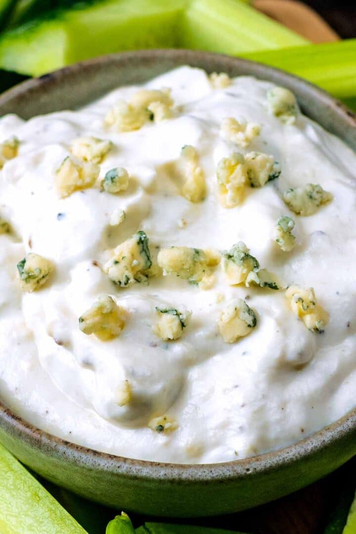 Blue Cheese Dip - Hungry Healthy Happy