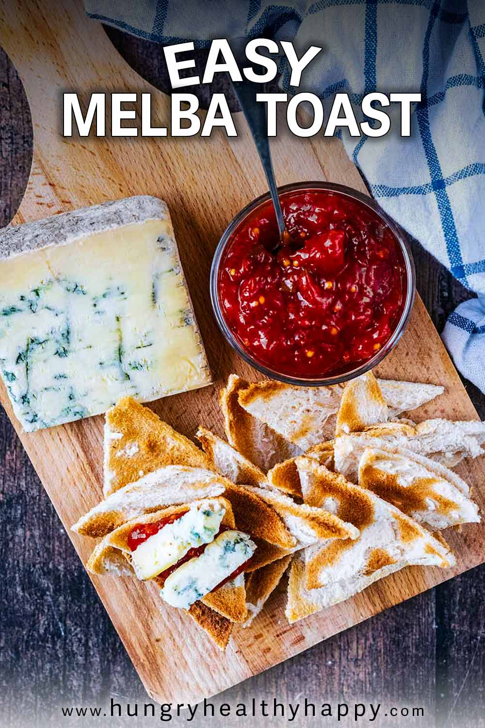 Easy Melba Toast - Hungry Healthy Happy