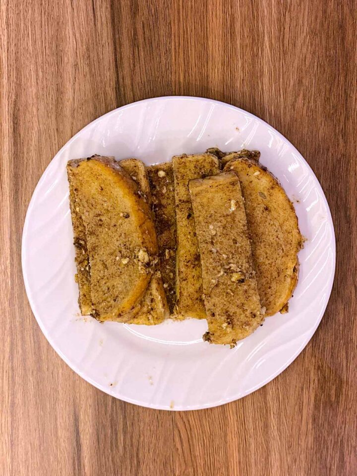 Air Fryer French Toast Sticks - Hungry Healthy Happy