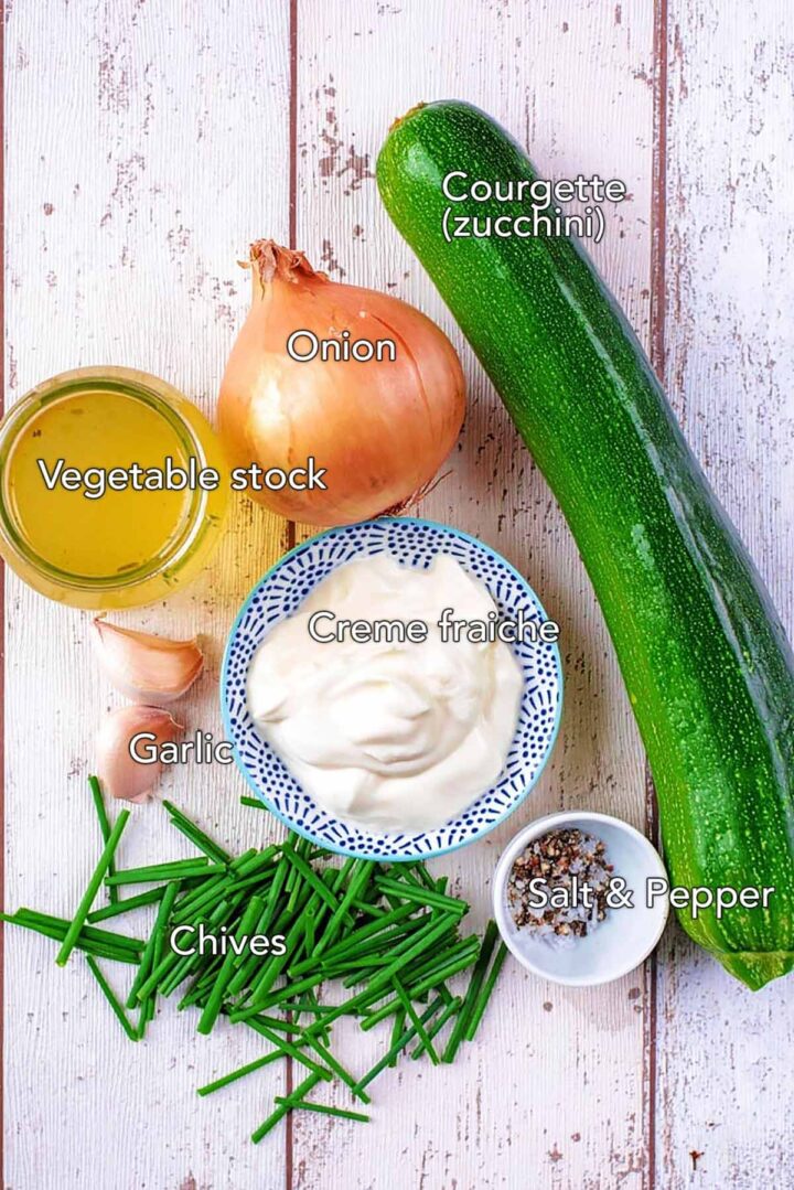 Creamy Courgette Soup - Hungry Healthy Happy