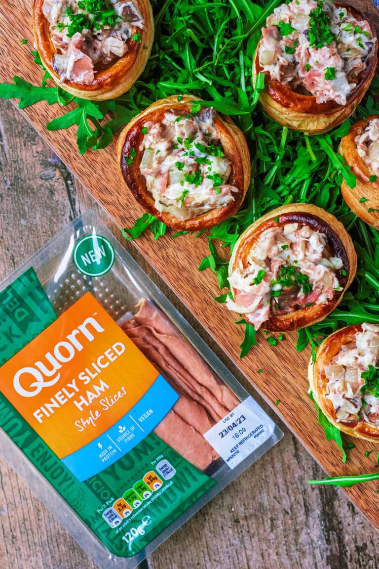 Vegetarian Vol au Vents (With Quorn Ham) - Hungry Healthy Happy