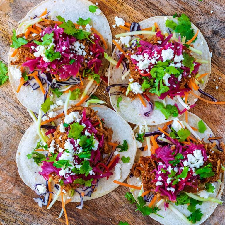 Pulled Pork Tacos - Hungry Healthy Happy