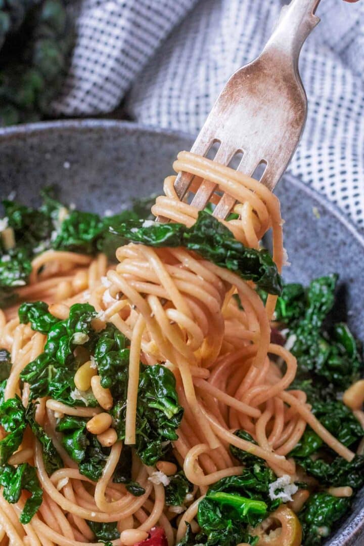 Cavolo Nero Pasta - Hungry Healthy Happy