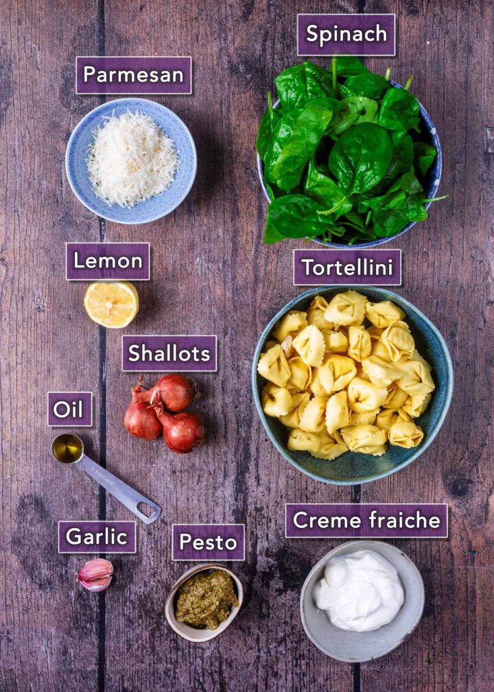 Pesto Tortellini - Hungry Healthy Happy
