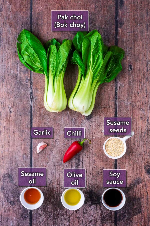 Roasted Pak Choi - Hungry Healthy Happy