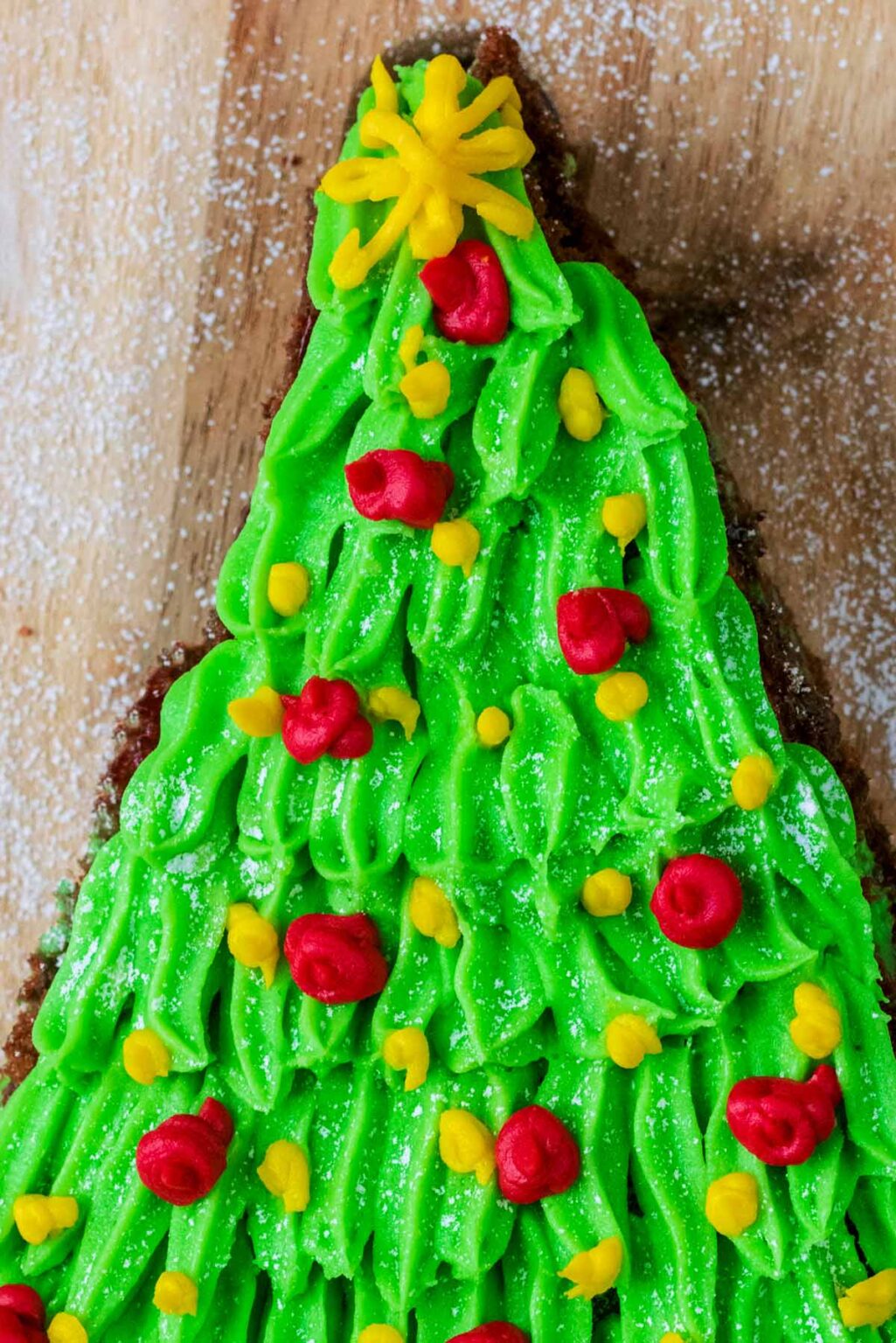 Christmas Tree Cake - Hungry Healthy Happy