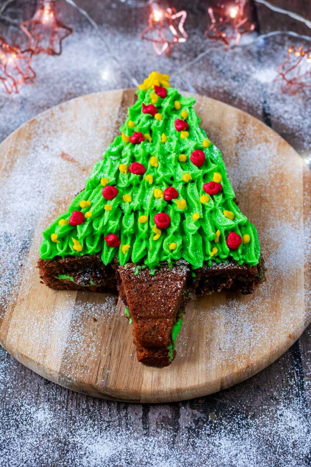 Christmas Tree Cake - Hungry Healthy Happy