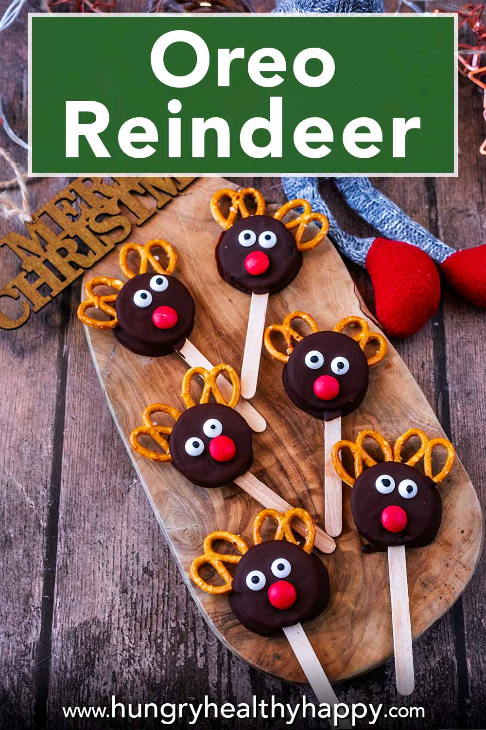 Oreo Reindeer - Hungry Healthy Happy