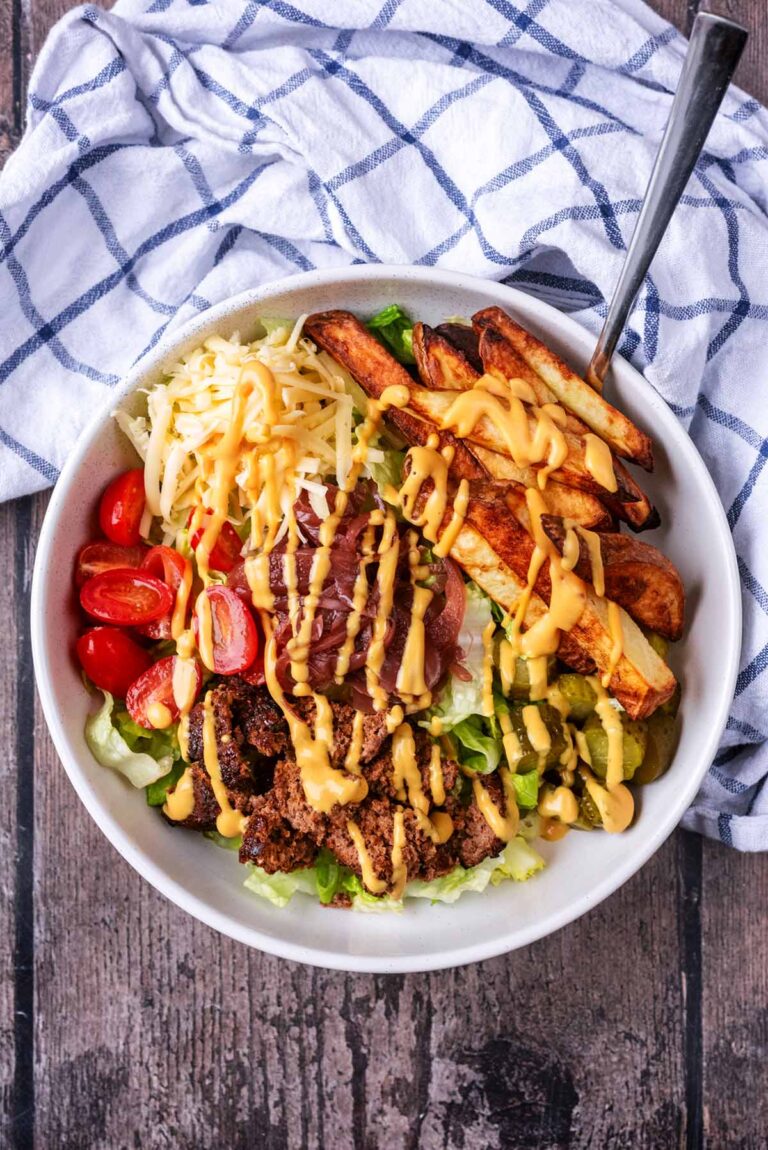 Burger in a Bowl - Hungry Healthy Happy