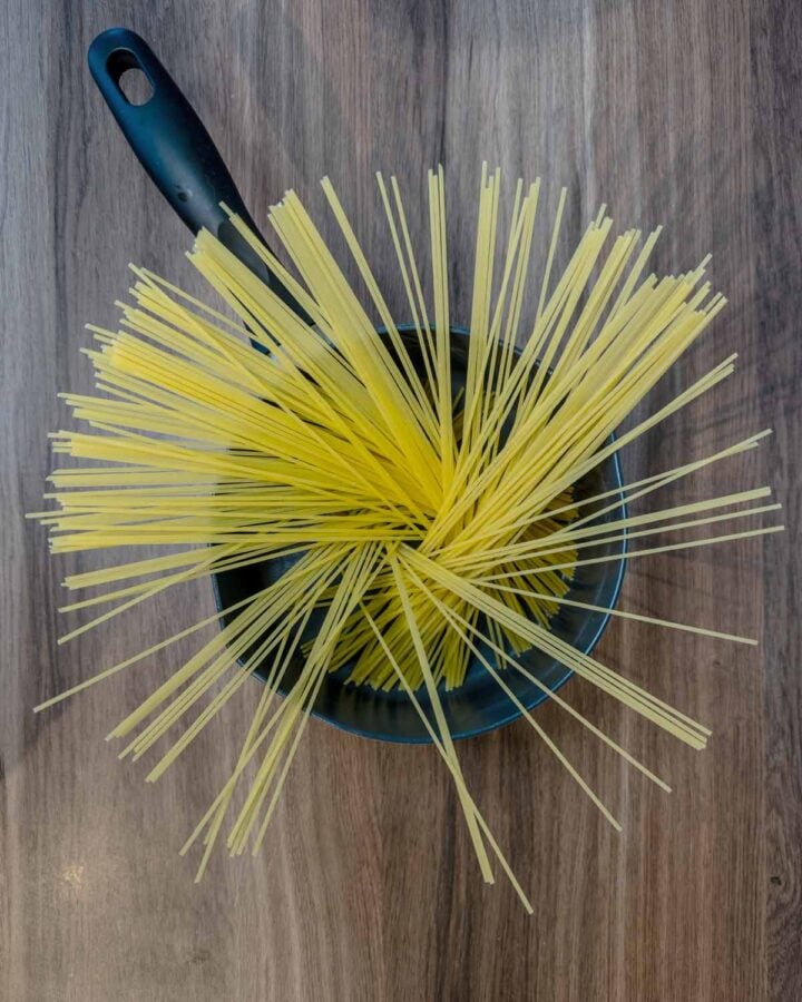 15 Minute Mackerel Pasta - Hungry Healthy Happy