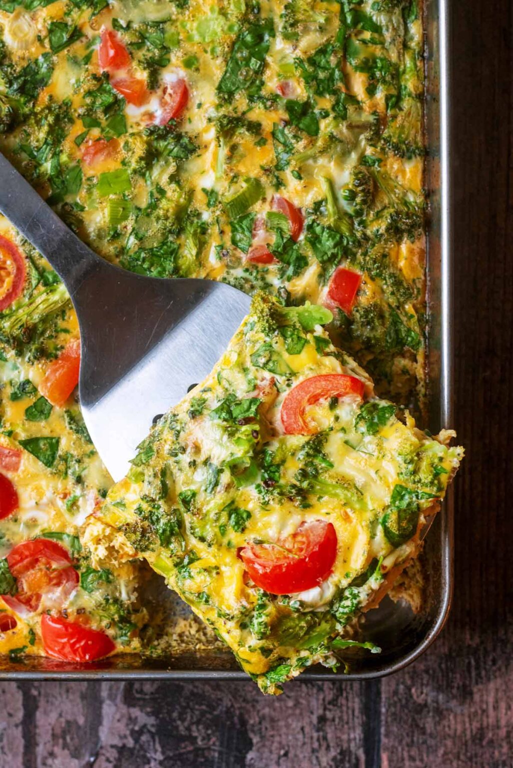 Sheet Pan Eggs (Vegetable Egg Bake) - Hungry Healthy Happy