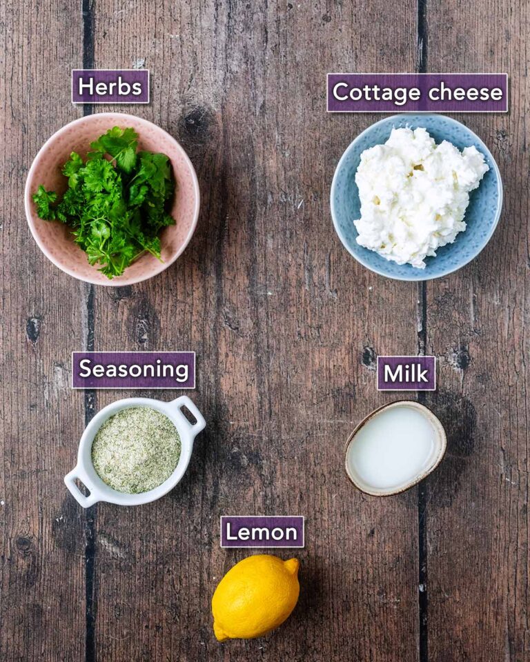 Creamy Cottage Cheese Dip - Hungry Healthy Happy