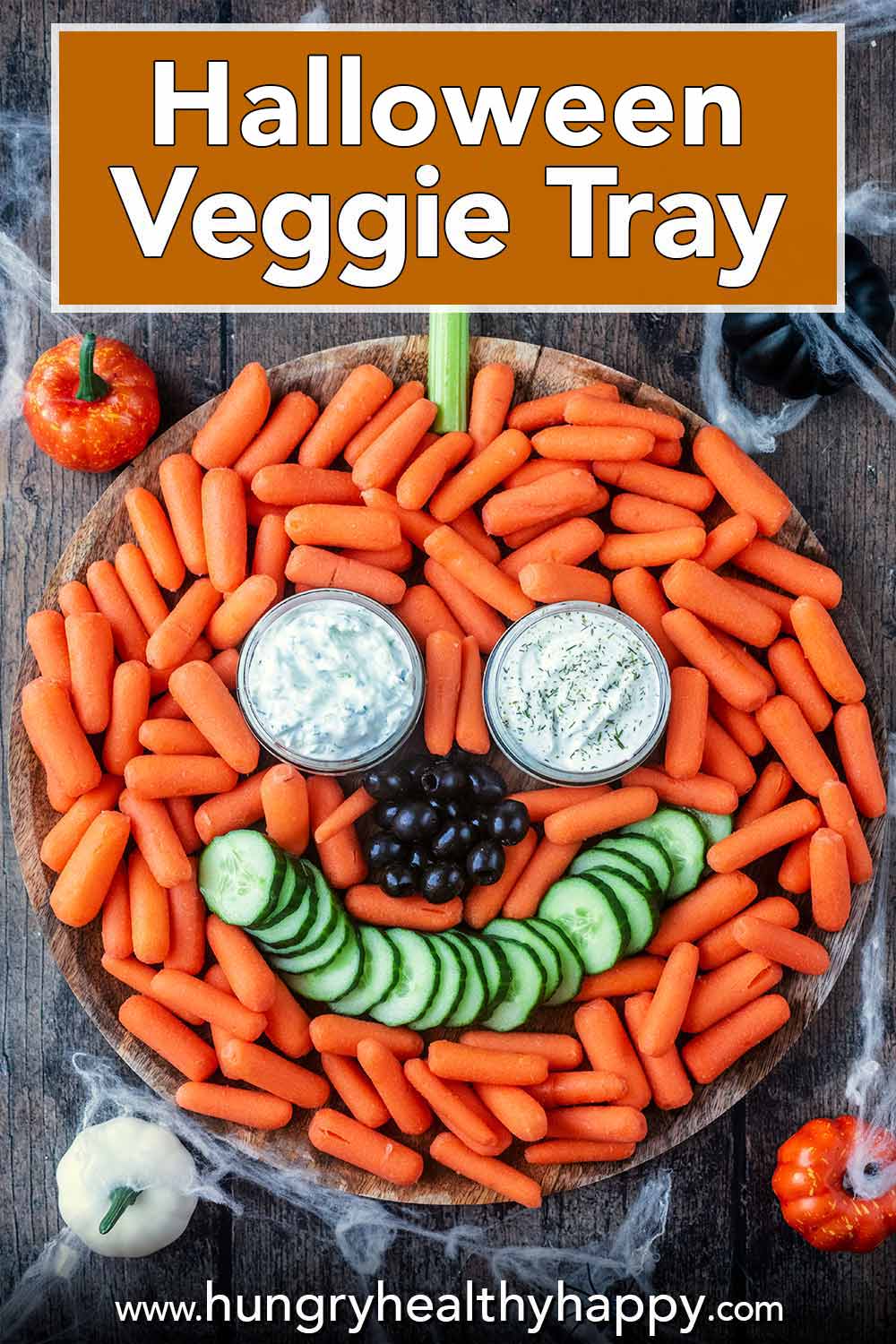 Halloween Veggie Tray - Hungry Healthy Happy