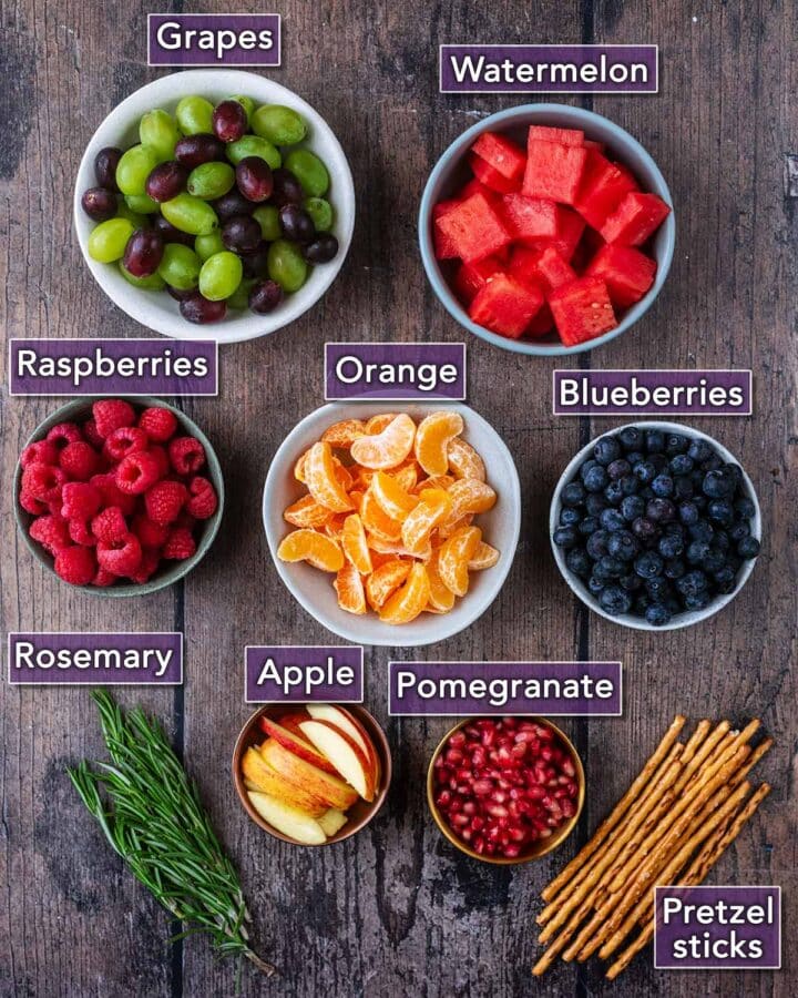 Christmas Fruit Tray - Hungry Healthy Happy