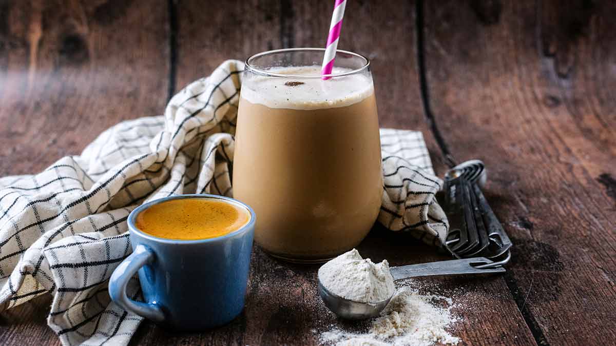 Protein Iced Coffee - Hungry Healthy Happy