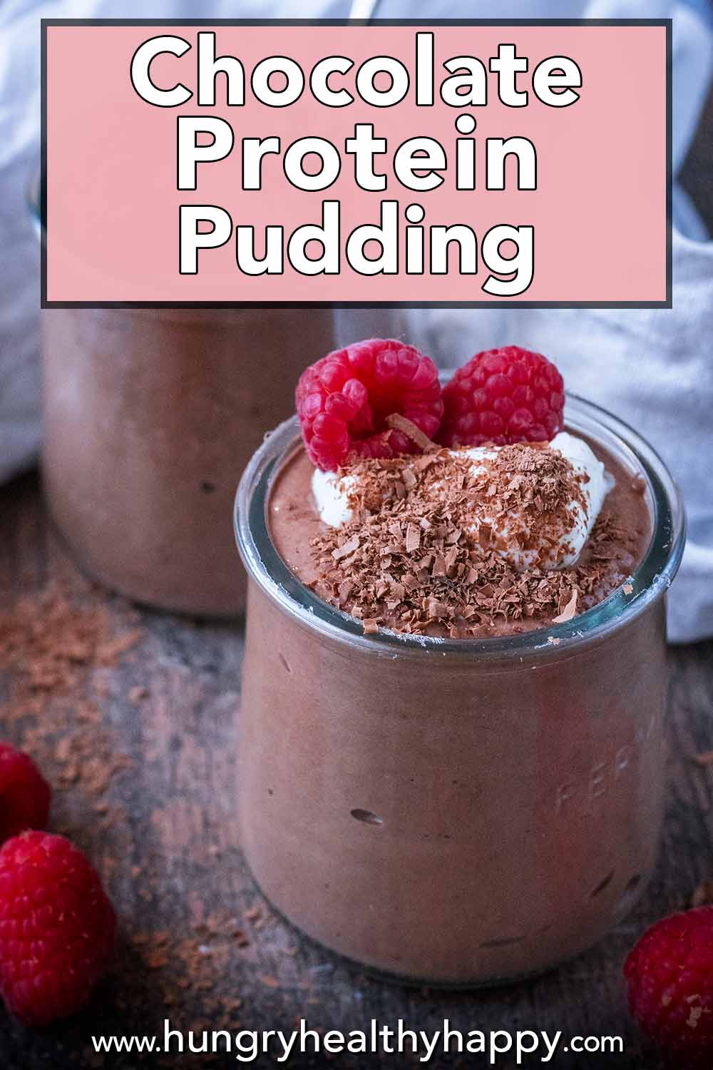 Chocolate Protein Pudding - Hungry Healthy Happy