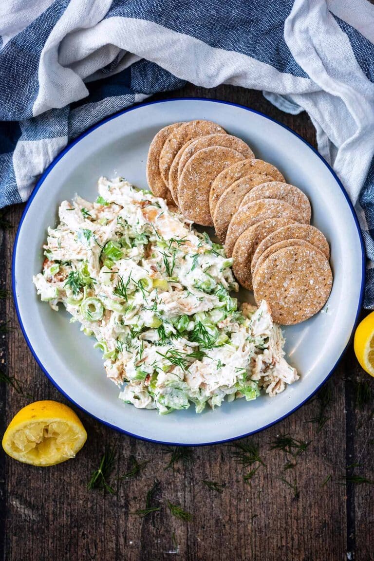 Cottage Cheese Chicken Salad - Hungry Healthy Happy