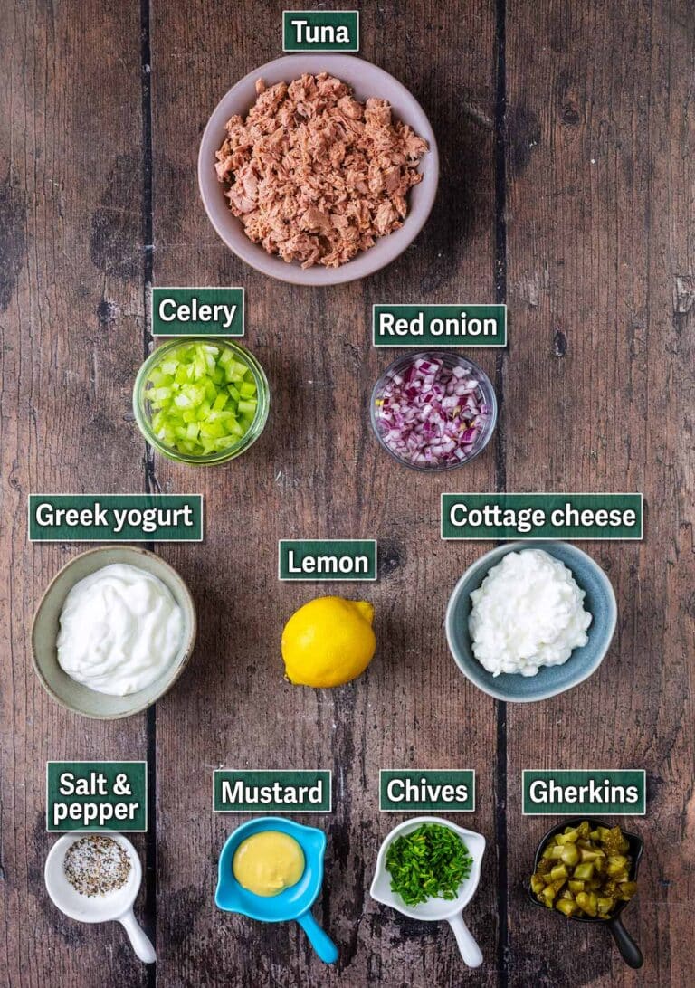 High Protein Cottage Cheese Tuna Salad - Hungry Healthy Happy