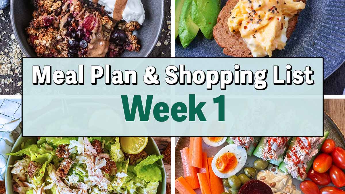 Meal Plan Week 1 - Hungry Healthy Happy