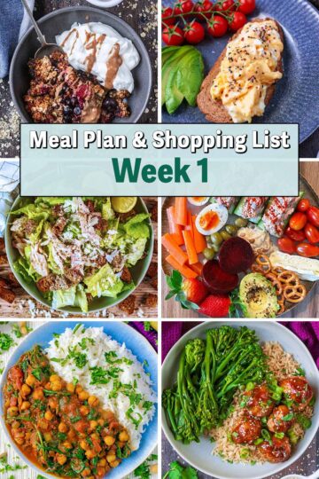 Meal Plan Week 1 - Hungry Healthy Happy